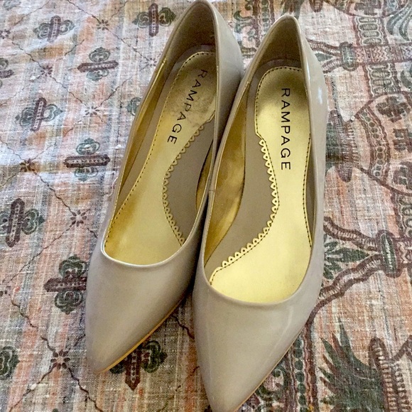 Rampage | Shoes | Rampage Taupe Colored Pumps | Poshmark